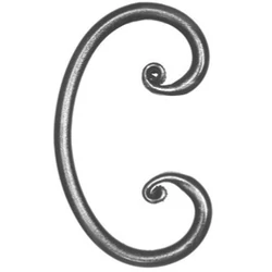 Une vaste gamme de volutes en fer forgé