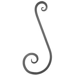 Une vaste gamme de volutes en fer forgé