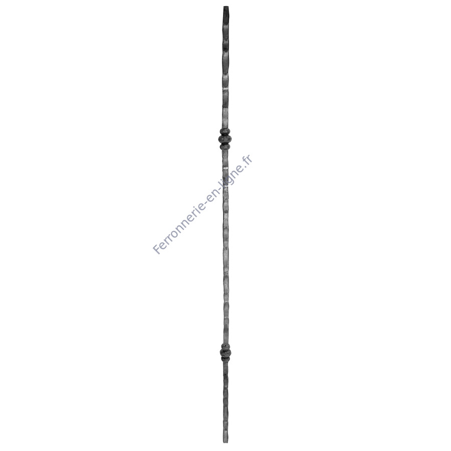 Barreau en fer forgé, profil carré forgé, différentes dimensions et ...