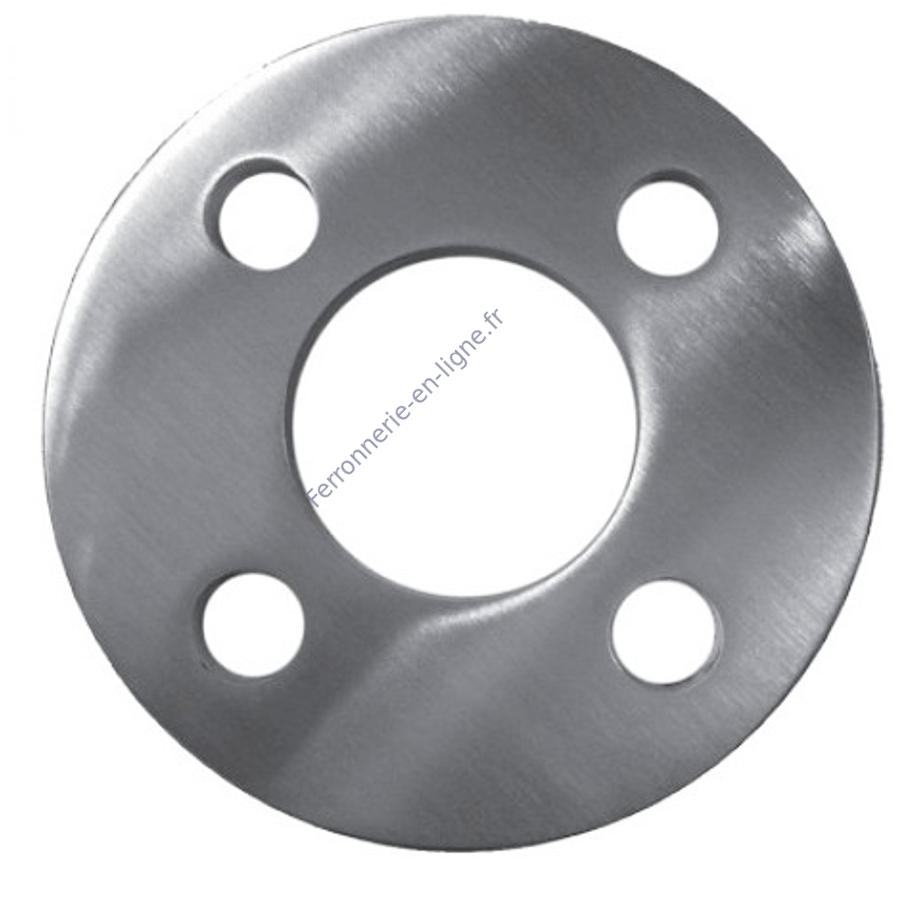 Platine ronde, inox (AISI 304) - Ferronnerie, Fer forgé | 10.000 ...